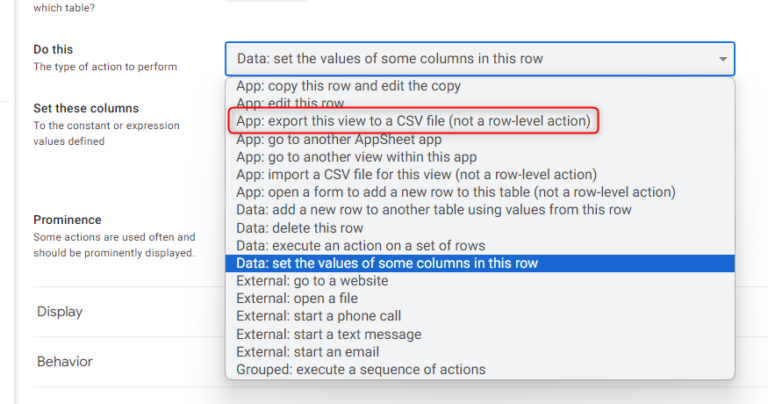 【写真手順】AppSheetのボタンでCSV出力！エクセル事前知識